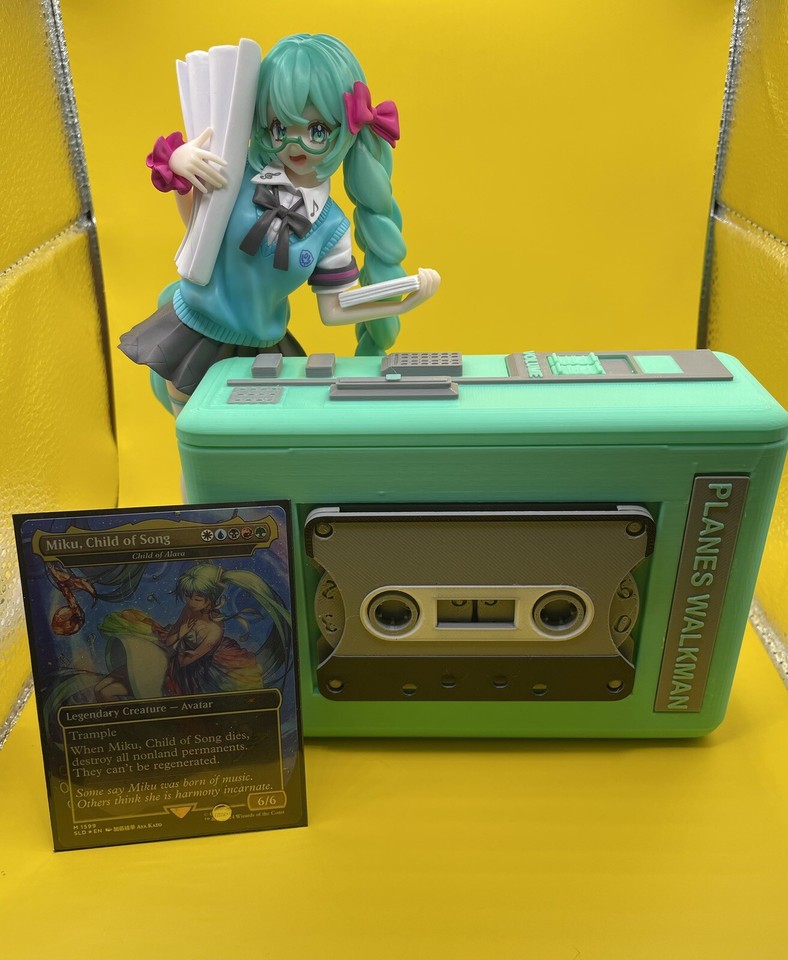Planes Walkman MTG - Hatsune Miku Secret Lair Deck Box / EoE Commander | eBay