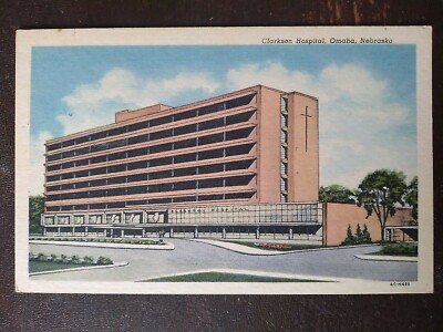 Clarkson Hospital, Omaha, NE - Linen, 1954, Rough Edges | eBay