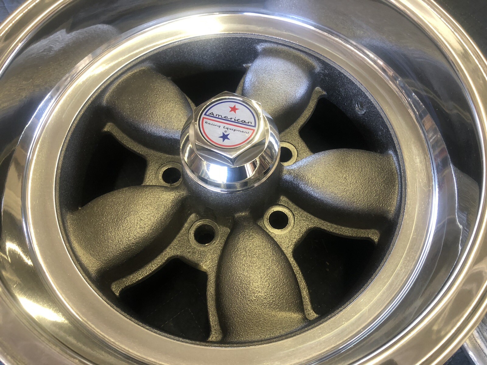 Vintage Pair of Appliance Daisy Wheels 14x8 Ford Mopar Real 4 1/2 ...