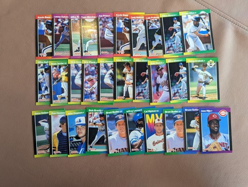 1989 Donruss Baseball Error 30 Cards Lot No Dot After Inc | eBay
