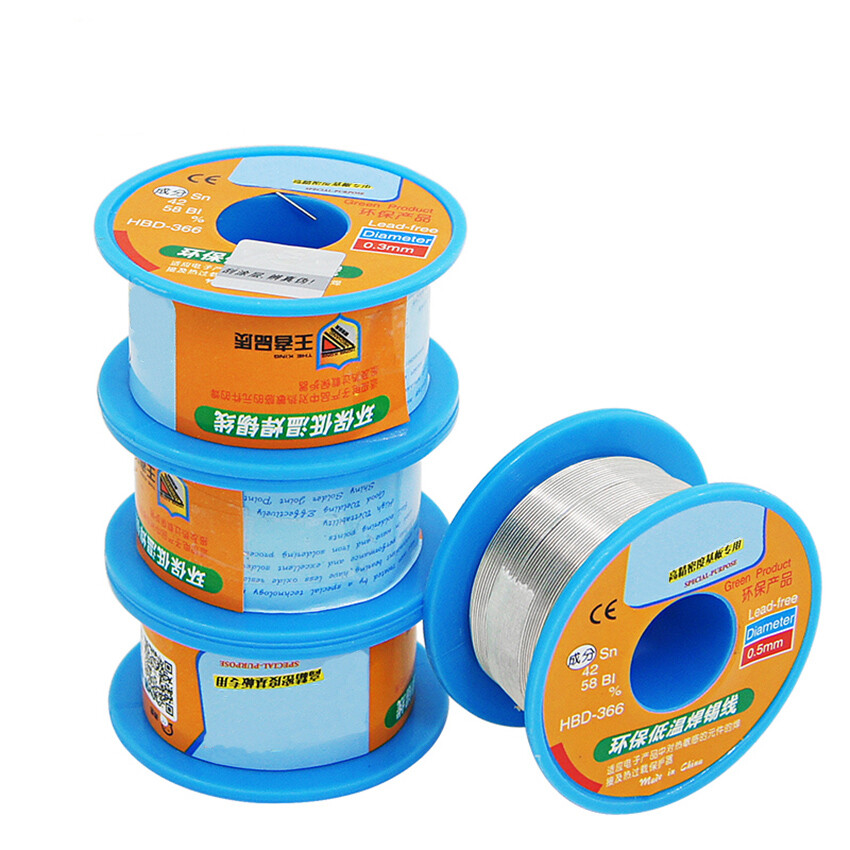 0.3/0.4/0.5/0.6/0.8 SOLDER WIRE SOLDERING ROLL ROSIN CORE TIN LEAD-FREE ...