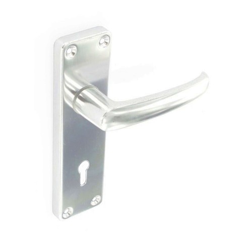 Aluminium Door Handles for Latch, Key Lock and Bathroom Doors on ...