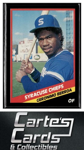 Geronimo Berroa 1988 CMC Syracuse Chiefs #13 Toronto Blue Jays | eBay