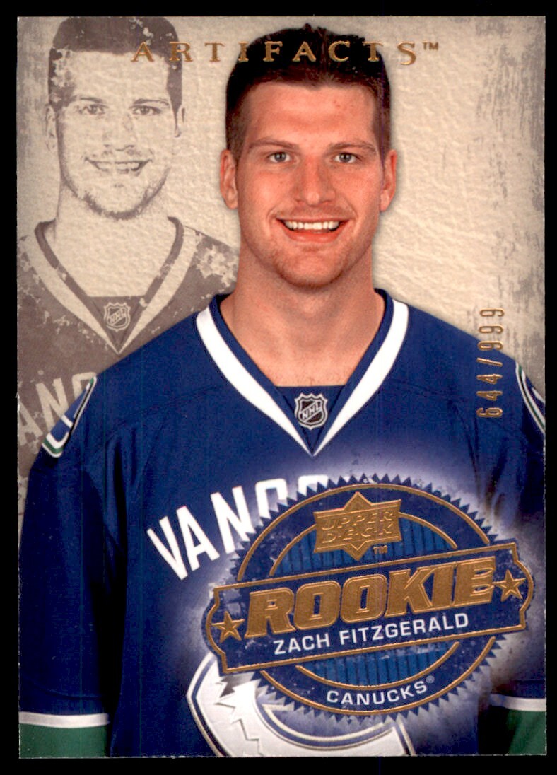2008-09 Upper Deck Artifacts Zach Fitzgerald Rookie #235 | eBay