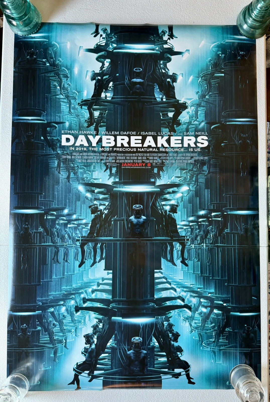 DAYBREAKERS 27"x40" D/S Original Movie Poster Sci-fi Horror 2009 Hawke ...