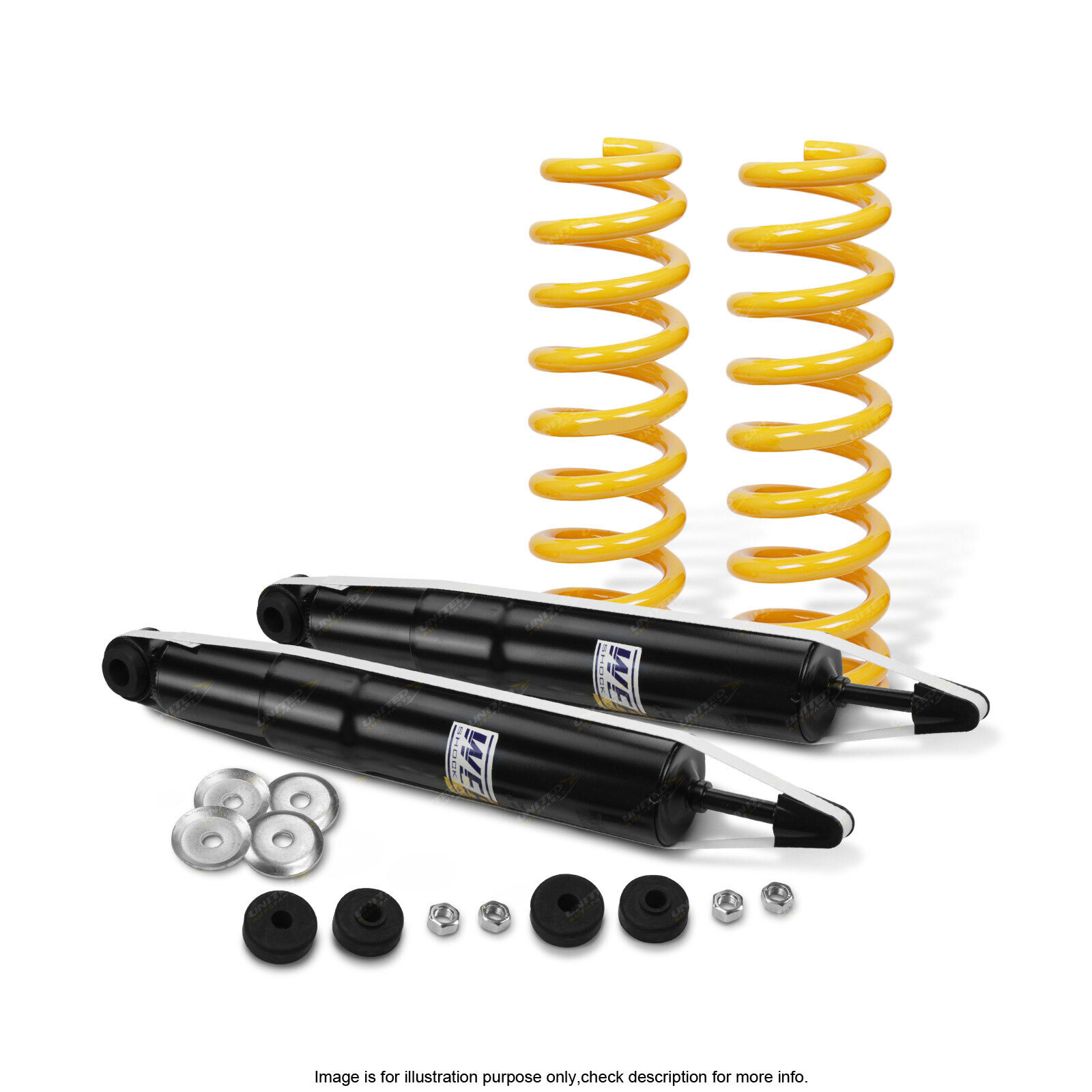Rear Shock Absorbers STD King Springs for TOYOTA LANDCRUISER FJ80 HDJ80 ...