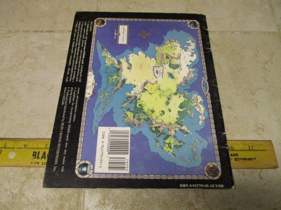 ICE MERP 2nd Ed Campaign and Adventure Guidebook for Middle Earth, no ...