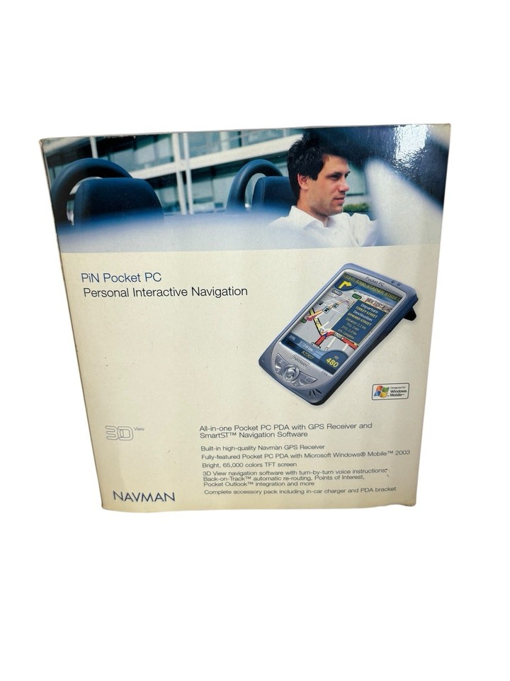 Navman PiN Pocket PC GPS Navigation System Boxed Complete Fully Working ...