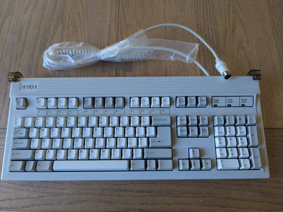 New Focus FK-2001 mechanical keyboard Vintage AT/XT | eBay