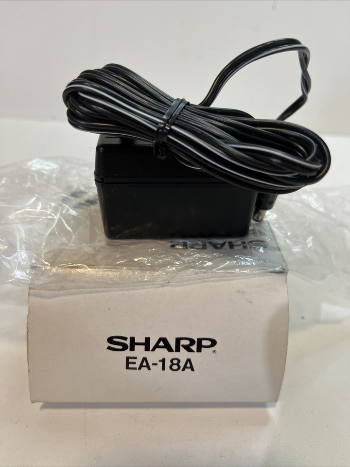 Sharp EA-18A AC Calculator Adaptor NOS Original Box | eBay