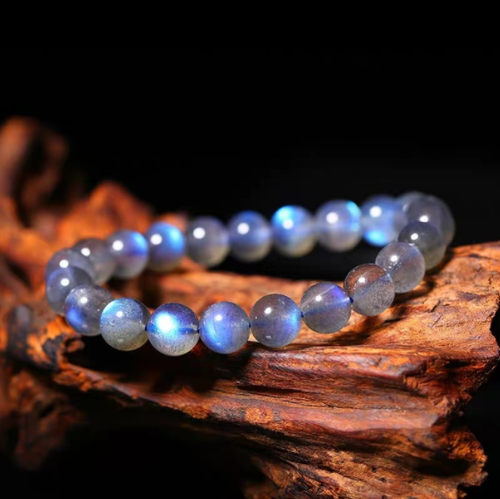 Genuine Moonstone 6MM Round Beads Healing Reiki Balance Women Men ...