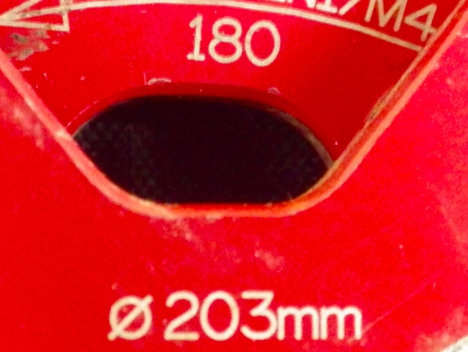 Hope Floating Disc Brake Saw Rotors 203mm + 180mm 6 Bolts Red | eBay UK