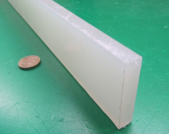 Polypropylene Bar 1/2" Thick x 2.50" Wide x 48" Long, 2 pcs, 8 feet | eBay