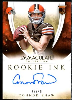 Connor Shaw Rookie Card 2014 Immaculate Collection Rookie Ink #25 | eBay