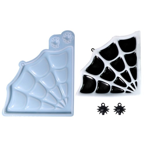 Silicone Spiders Web Wall-mounted Halloween Decor Mold DIY Ornaments ...