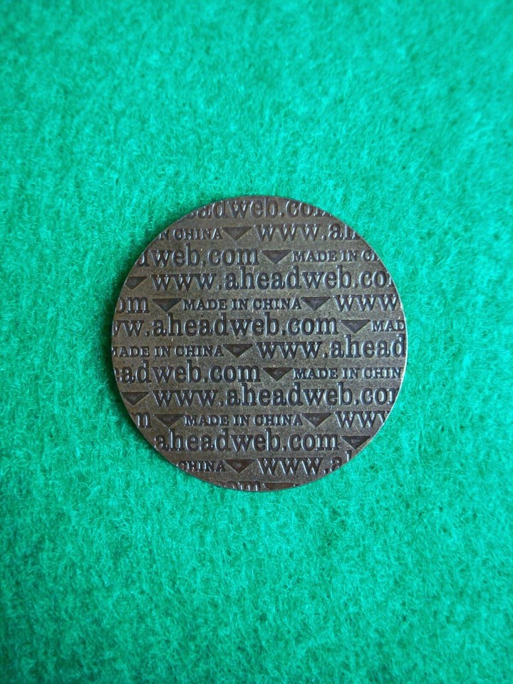 Minerva Lake Golf Club Ball Marker 1" Metal Flat Putting Coin ...