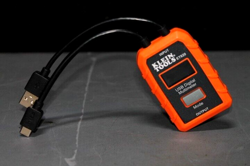 Klein Tools ET920 USB Power Meter, USB-A and USB-C Digital Meter for ...