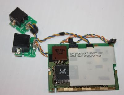 INTERNAL MODEM & ETHERNET BOARD & CABLE-FUJITSU LIFEBOOK 2630/2620 ...