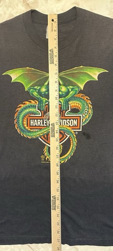 Vintage 1986 Harley-Davidson T, rare color gargoyle/dragon. Holoubek ...