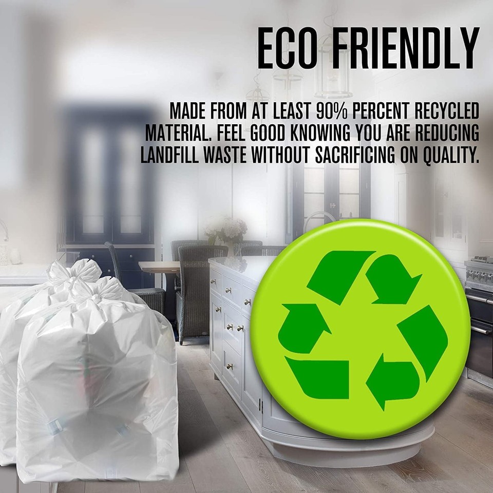 Trash Compactor Bags - 18 Gallon for 15 inch Compactors - 25" x 35 ...