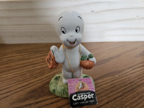 Vintage Casper Trick or Treat 1986 Harvey Publications Porcelain Figure ...
