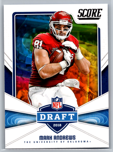 Mark Andrews 2018 Panini Score NFL Draft Rookie Card #27 Baltimore ...