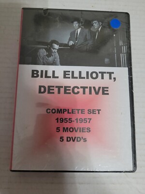 Bill Elliot, Detective 5 DVDs 5 Movies | eBay