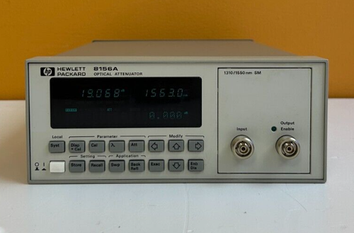 HP / Agilent 8156A-201 1310 / 1550 nm, 60 dB, 9/120 um, Optical ...
