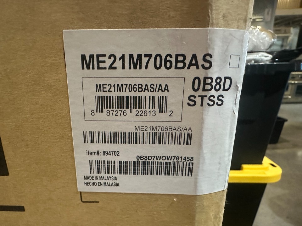 Samsung 30" Stainless Steel Over-the-Range Microwave - ME21M706BAS | eBay