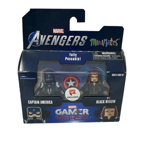 Marvel Minimates Avengers Gamerverse Series Captain America & Black ...