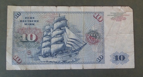 1977 10 Banknote Zehn Deutsche Mark {CG4053655D] | eBay