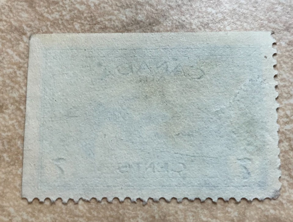 Canada Postes Postage 7 Cents 7c Air Mail Blue Flying Goose Used Free ...