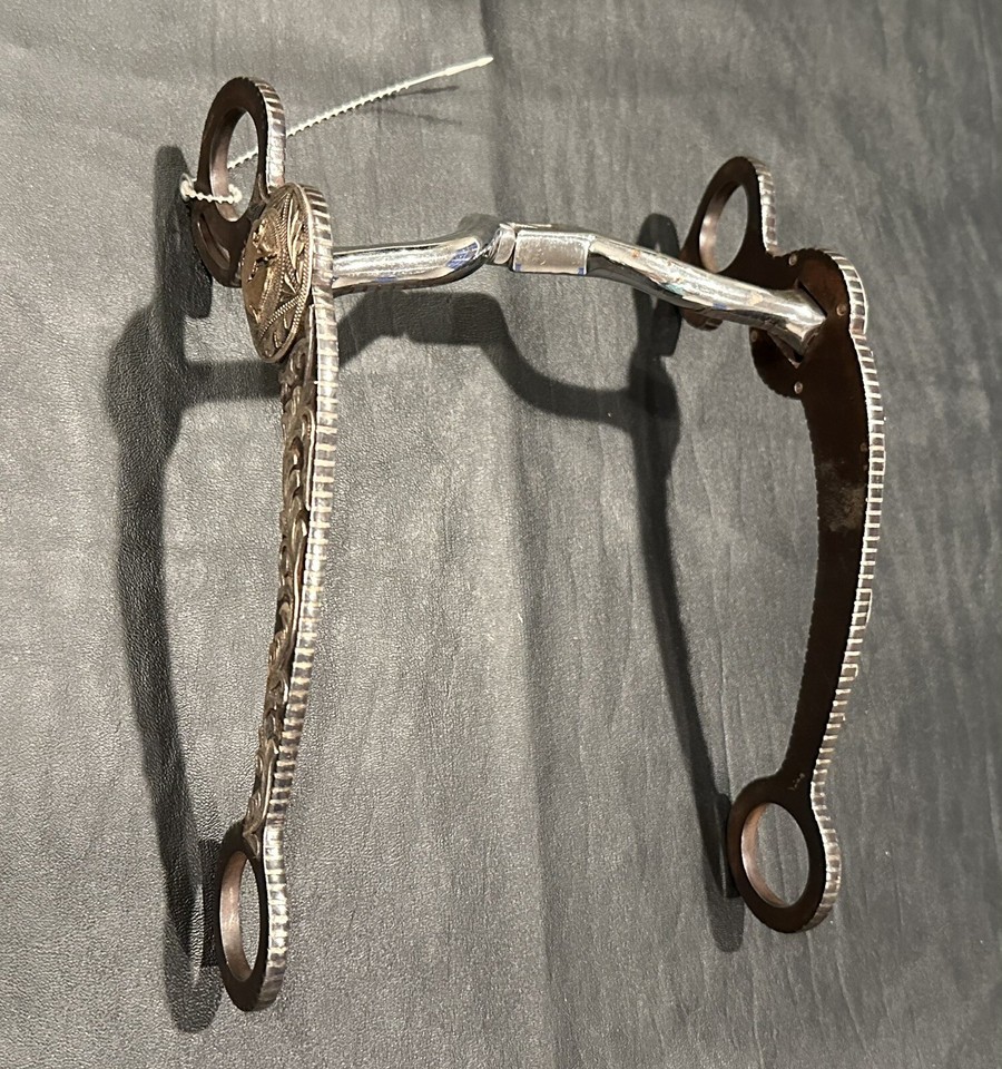 Les Vogt Hand Engraved , Les Vogt Flat Creek , Silver Bit , New ...