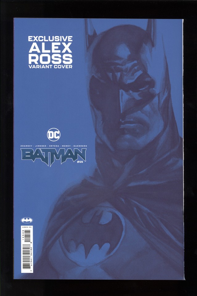 Batman #125 Alex Ross Virgin Variant B Cover SDCC 2022 Exclusive | eBay