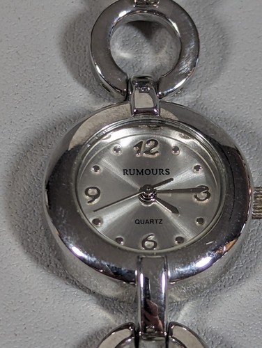 Rumours Silver Tone Dial Round Case Link Bracelet Band Watch | eBay