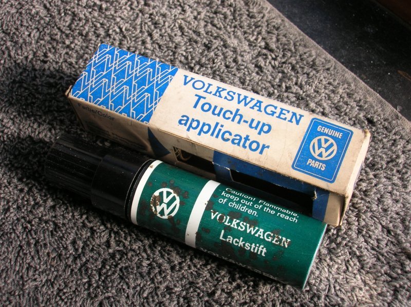 VOLKSWAGEN TOUCH UP APPLICATOR LACKSTIFT VINTAGE VW ACCESSORY JAVAGRÜN ...