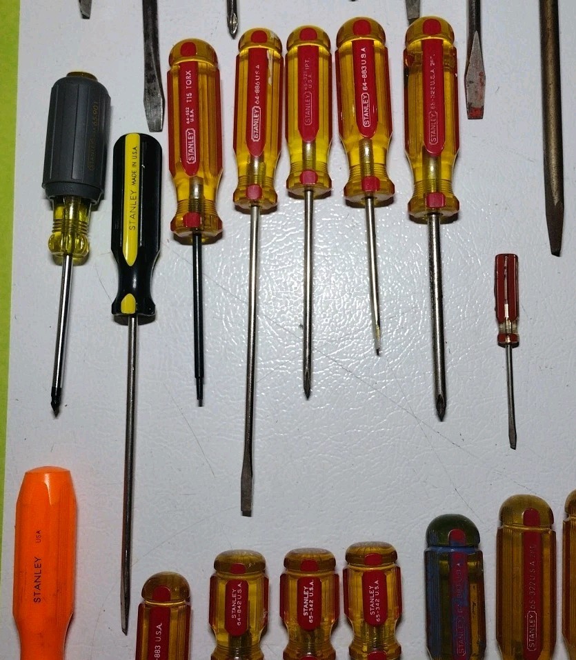 Craftsman Stanley USA Screwdriver Lot Of 103. SK Vaco Credo Mac ...