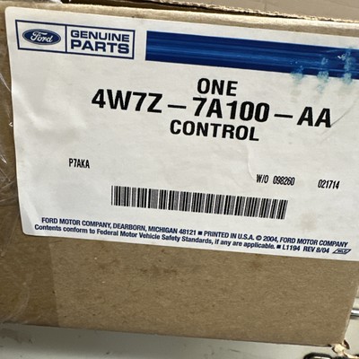 Ford 4W7Z-7A100-AA Trans Control Asm 2004 Crown Vic 2004-06 Town Car ...