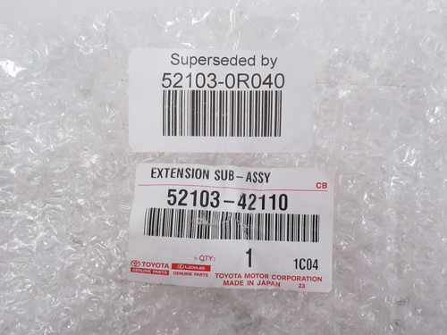 Genuine OEM Toyota 52103-0R040 Driver Front Bumper Impact Bar Bracket ...