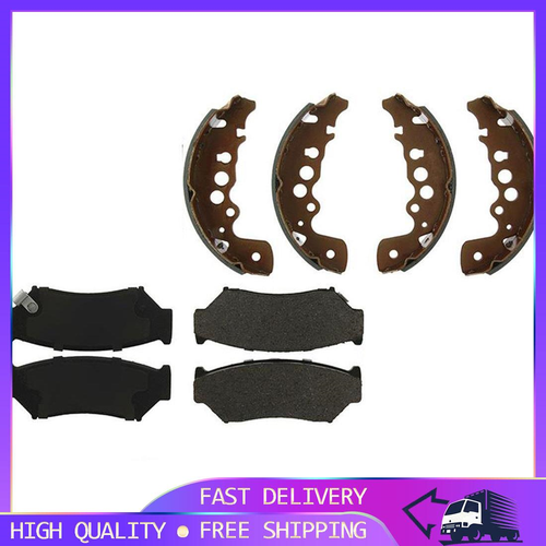 2x Front Rear Disc Brake Pad Set Drum Brake Shoe fits Tracker 1999-2004 ...