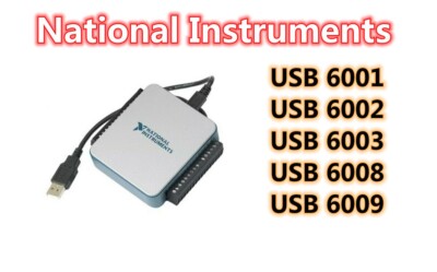 National Instruments NI USB-6001,USB-6002,USB-6003,USB-6008,USB-6009 ...