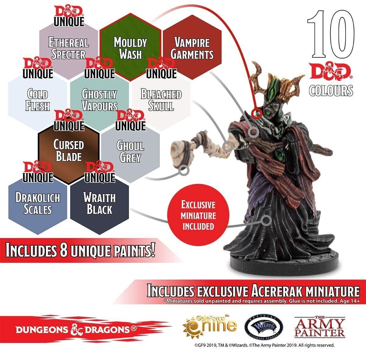 The Army Painter D&D Nolzur's Marvelous Undead Paint Set for Models ...