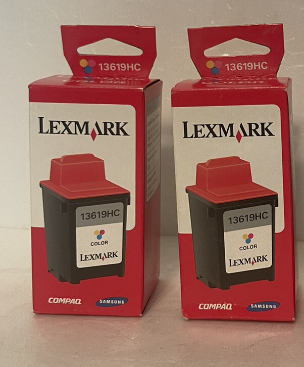 Genuine Lexmark 13619HC Color Ink Cartridge New in Box set of 2 | eBay