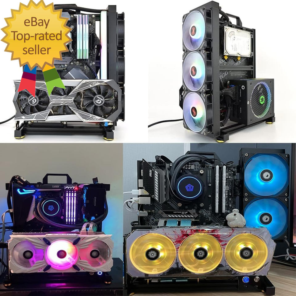 PC Creative Assembly Frame Test Bench，Open Air Frame Case, DIY Computer ...