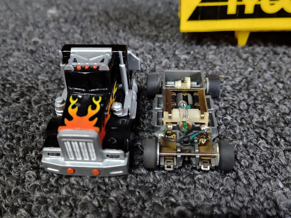 Tyco US 1 Black Peterbilt with Tyco Racing Team Trailer | eBay