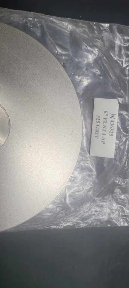 in436325 6" flat lap 325 grit for inland swap top all in one lapidary ...