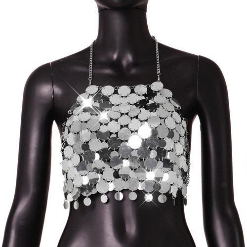 Crop Halter Top Halter Bra Top Dance Wear Backless Outfit Femmes ...