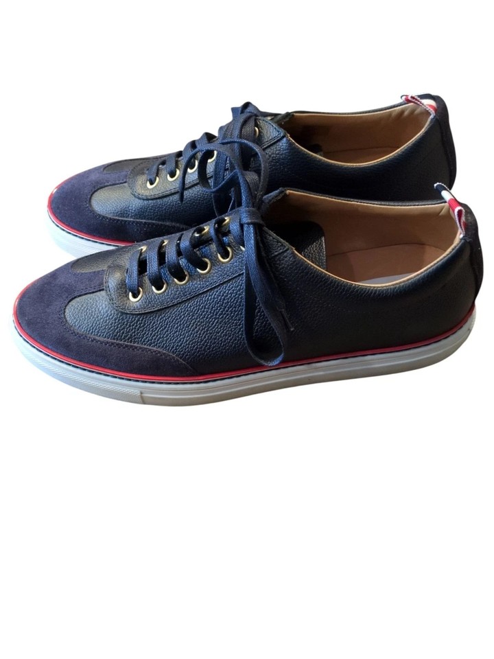 Rare Thom Browne Leather/Suede Leather Sneakers Shoes Sz 9.5 Made in ...