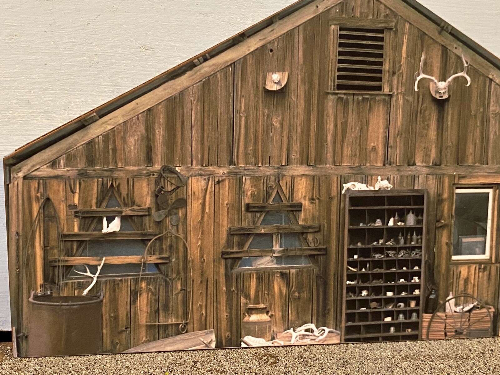 O Scale Scratch Built “Hunting Cabin” Building Flat/Front Lodge- MTH ...