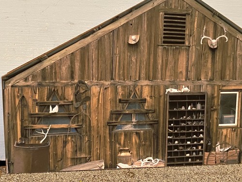 G Scale Scratch Built “Hunting Cabin” Building Flat/Front Lodge- LGB 1: ...